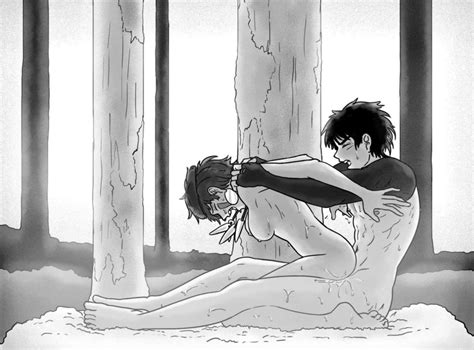 Rule 34 Ashitaka Breasts Medium Breasts Monochrome Mononoke Hime