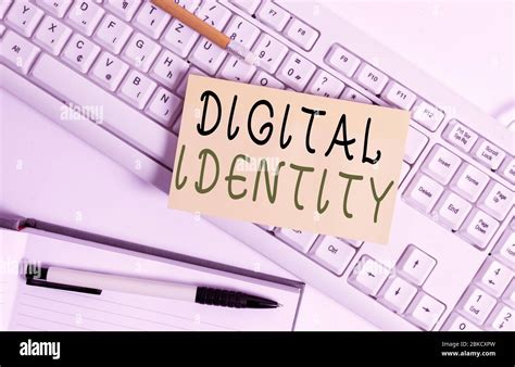 Handwriting Text Writing Digital Identity Conceptual Photo Information On Entity Used By