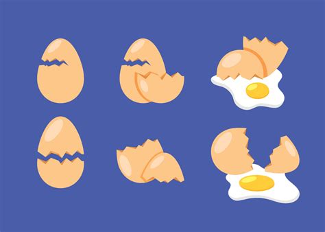 Cracked Egg Free Vector Art 2632 Free Downloads