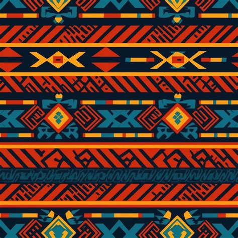 Premium Ai Image Aztec Pattern