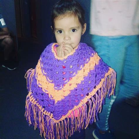 Poncho Emi Crochet Necklace Crochet Poncho