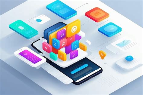 Premium Photo Gradient Ui Ux Landing Page