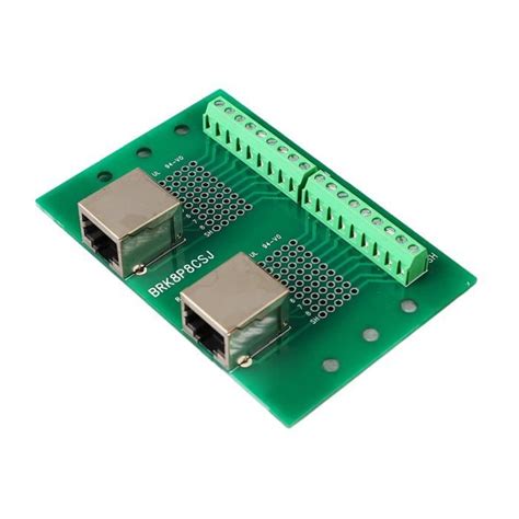 Module De Raccordement à Vis à Double Port Dentrée Pour Connecteur