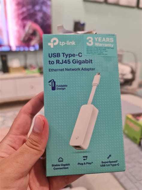 TP LINK Usb Type C For Rj45 Ethernet Computers Tech Parts Accessories Cables Adaptors