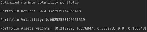 Github Fnine99markowitzmpt Markowitz Efficient Frontier Model In