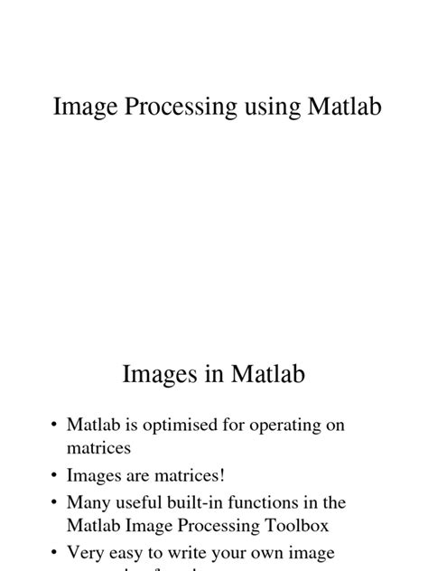 image processing using matlab pdf matrix mathematics cartesian
