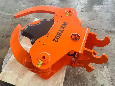 Weixiang Excavator Mounted Wood Cutter Tree Shear Firewood Processor