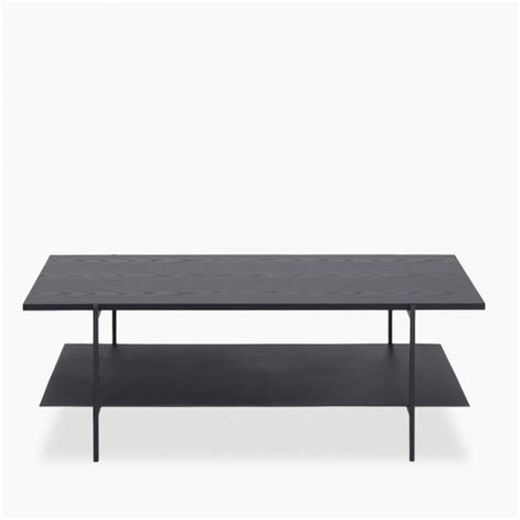 Black Rectangle Coffee Table Railfity