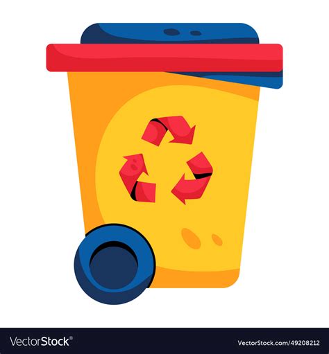 Recycle Bin Royalty Free Vector Image Vectorstock