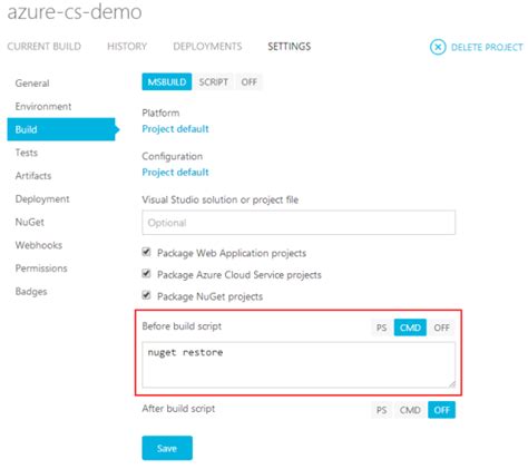 Continuous Delivery Of Windows Azure Cloud Services With Appveyor Ci Appveyor