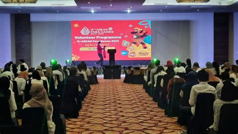 1300 Orang Lolos Seleksi Volunteer Asean Para Games 2022