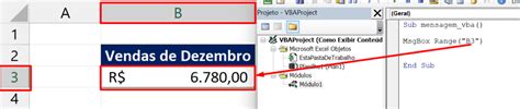 Exibir Conteúdos De Células Do Excel Dentro Do Msgbox [vba]