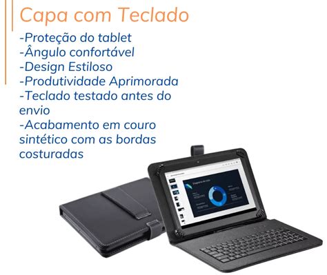 Case Com Teclado Embutido Para Empresas Daicommerce Loja De Acessórios Para Tablet E Brinquedos
