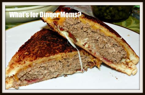 Bacon Grilled Cheese Hamburgers Whats For Dinner Moms