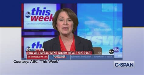 Senator Amy Klobuchar Discusses Impeachment On This Week C