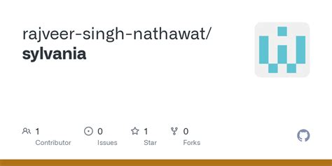 Github Rajveer Singh Nathawat Sylvania