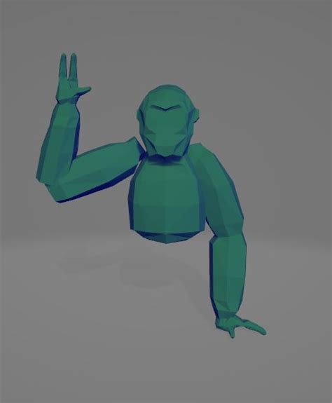 Free Stl File Gorilla Tag Monke 🦍・3d Printer Design To Download・cults
