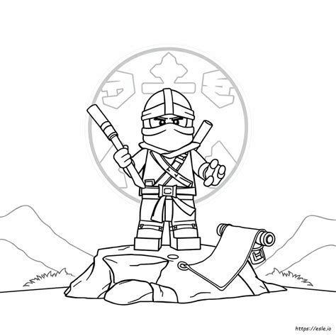 Coloriages Zane Ninjago
