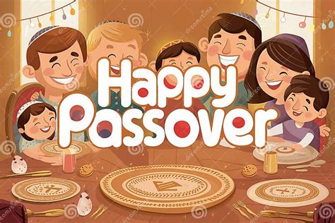 Happy Passover Seder Matzah Celebration Greeting Card Stock