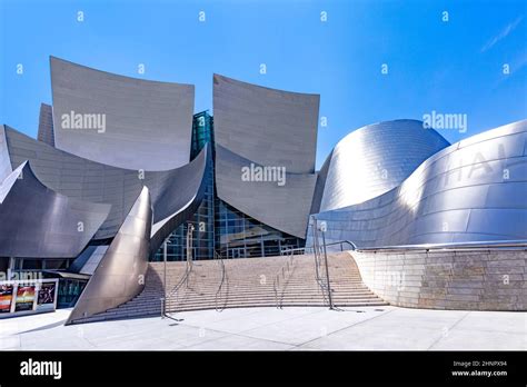 Walt Disney Concert Hall Designed By Architect Frank Gehry Is Home Of