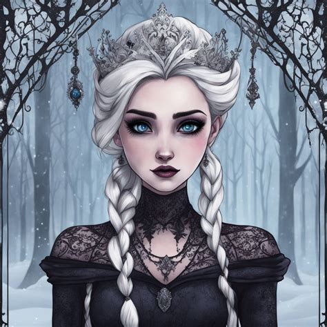 A Gothic Version Of Elsa From Frozen By Scaredofu On Deviantart