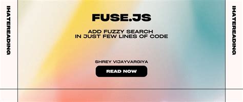 Best Fuzzy Search Module Dev Community