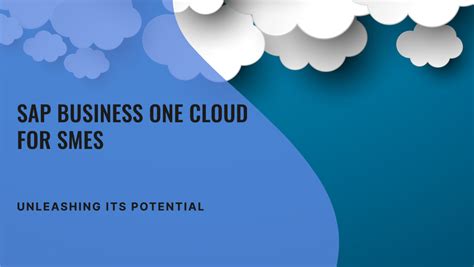 Unleashing The Potential Of Sap Business One Cloud For Smes