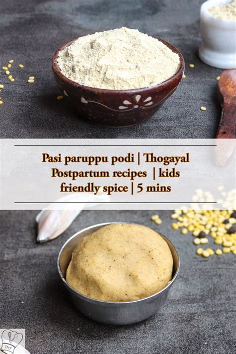 Paruppu Podi Recipe Brahmin In Tamil