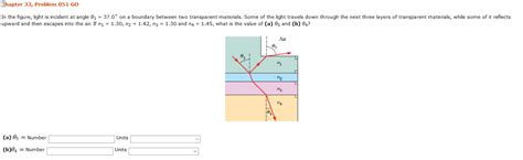 Solved Chapter Problem Go In The Figure Light Is Chegg