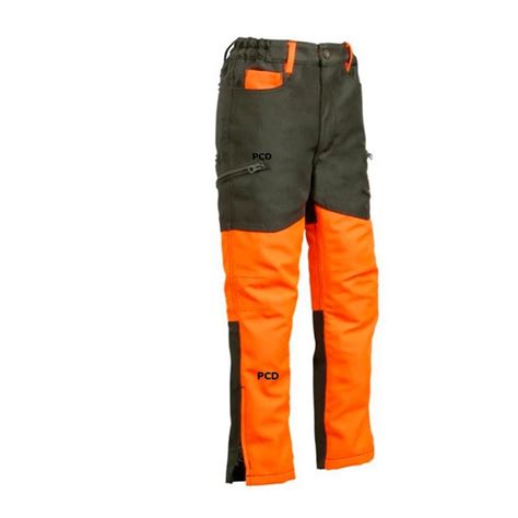 Pantalon Enfant Percussion Stronger Orange Kaki Vêtements De Chasse