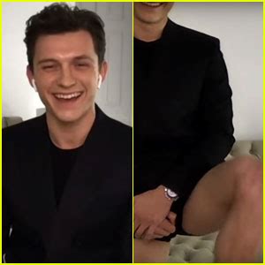 Tom Holland Goes Pantsless Shows His Bare ‘prepubescent Legs On Tv