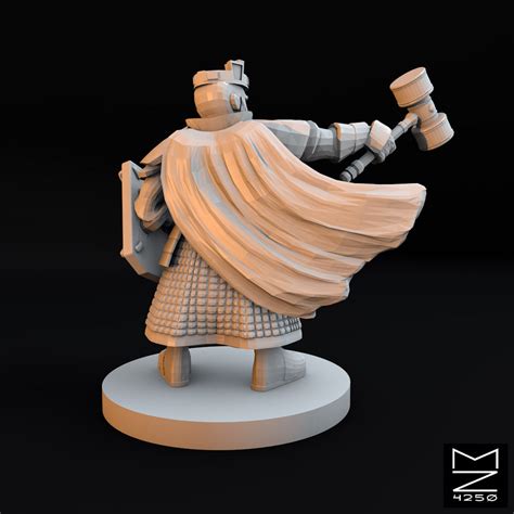 Male Dwarf Fighter 5 Tabletop Miniature Questbourne