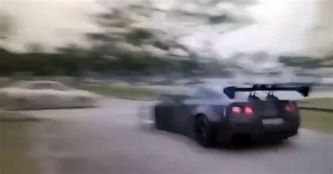 Horrifying Moment Teenager Crashes £78000 Supercar Into Vehicle Being