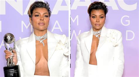 Taraji P Henson Puts Forth An Elegant Take On The Shirtless Blazer