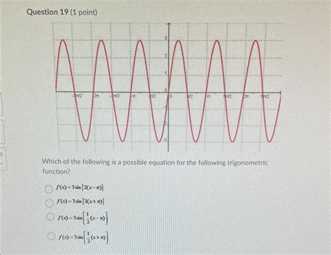 Solved Question 19 1 Point Which Of The Following Is A