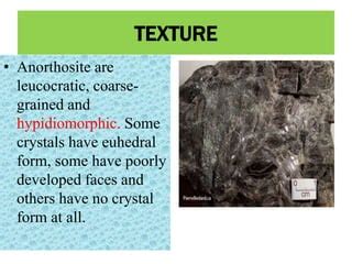 Anorthosite Pptx