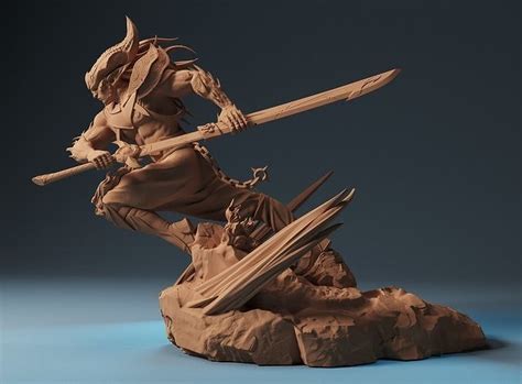 Yasuo Nightbringer 3d Model 3d Printable Cgtrader