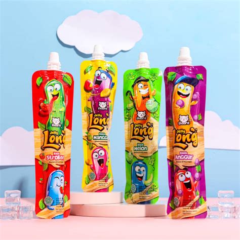 Long Jelly Minuman Jelly Rasa Buah 90ml Minuman Aneka Rasa Dengan