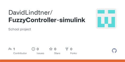 github davidlindtner fuzzycontroller simulink school project