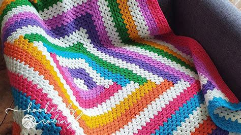 Crochet Log Cabin Granny Square Blanket 🧶 Youtube In 2022 Granny