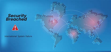 Security Breach Rgb Color Icon Web Phishing Cybercrime Vector Web Phishing Cybercrime Png And