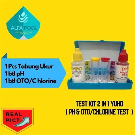 Jual Test Kit 2 In 1 Oto Phenol Yuho Ph Oto Chlorine Test Kolam Renang