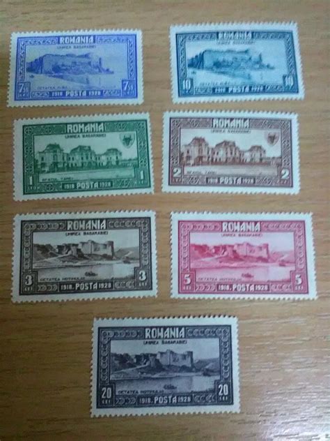 Romania 1928 10 Ani De La Unirea Basarabiei Arhiva Okazii Ro
