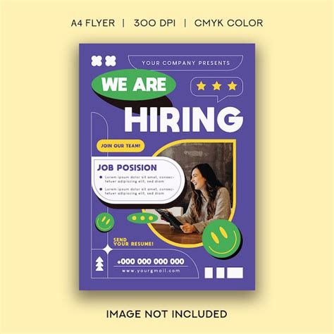 Premium Vector Hiring Flyer And Recruitment Flyer