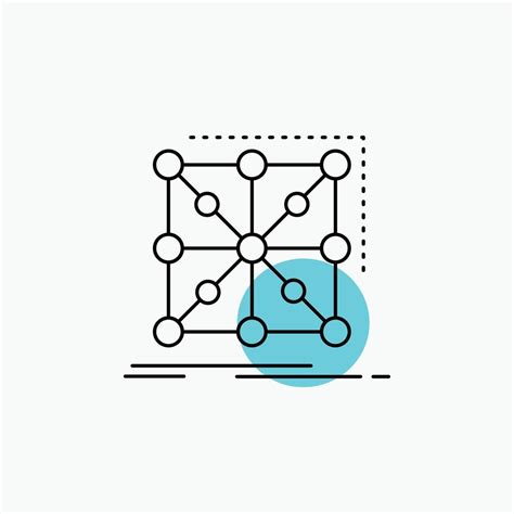 Data Framework App Cluster Complex Line Icon 12924886 Vector Art At Vecteezy