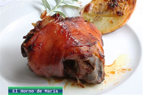 El Horno De María Recetas Y Gastronomía Codillos De Cerdo Al Horno