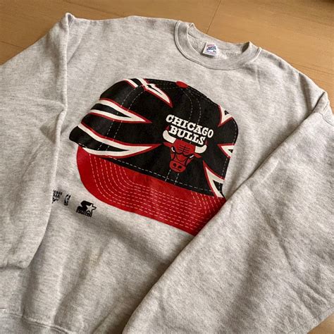 二手 絕版 美國製 Chicago Bulls Nba 芝加哥公牛隊 大學t 古著 Vintage 籃球 90s 蝦皮購物