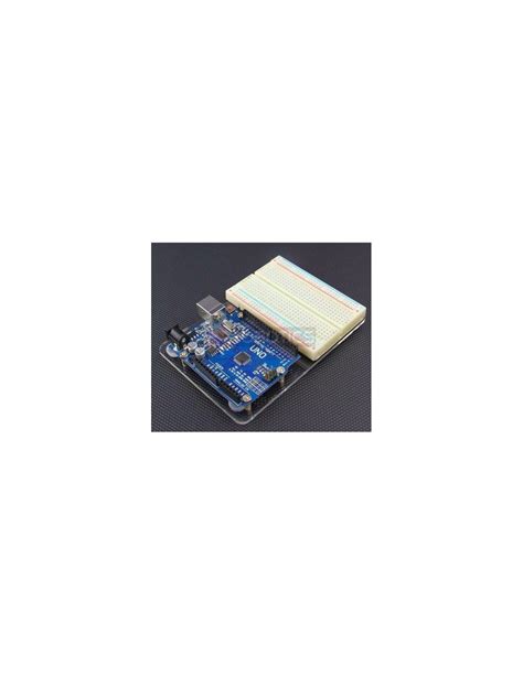 Acrylic Baseplate For Breadboard And Arduino Uno R3 Caixa Arduino