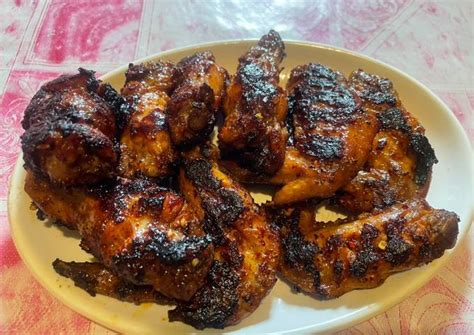 Resep Sayap Ayam Bbq Pedas Manis Oleh Piska Pera Cookpad