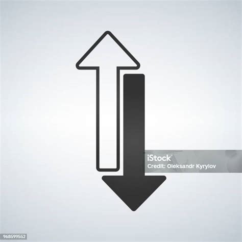 흑인과 백인 화살표 흰색 바탕에 격리 하는 벡터 일러스트 레이 션 0명에 대한 스톡 벡터 아트 및 기타 이미지 0명 디자인 라벨 Istock